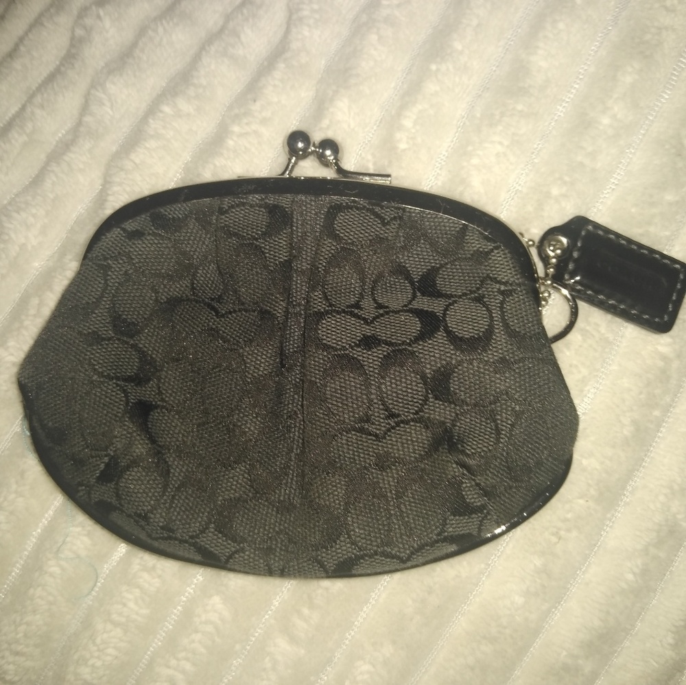 Authentic Coach Coin Purse - Gem